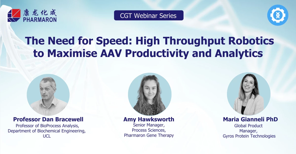 CGT Webinar Series - Pharmaron