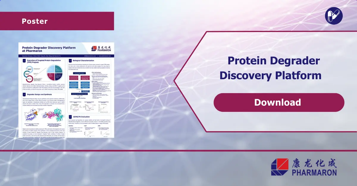 Protein Degrader Discovery Platform I Pharmaron