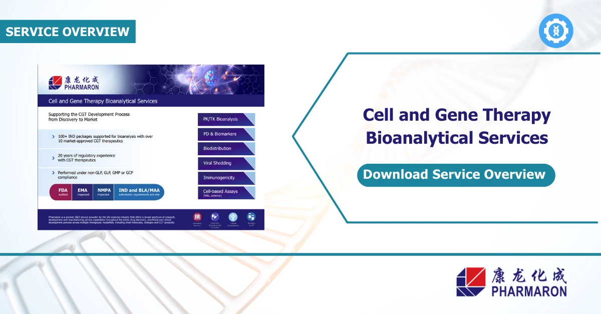 CGT Bioanalytical Services | Pharmacokinetics & Immunogenicity