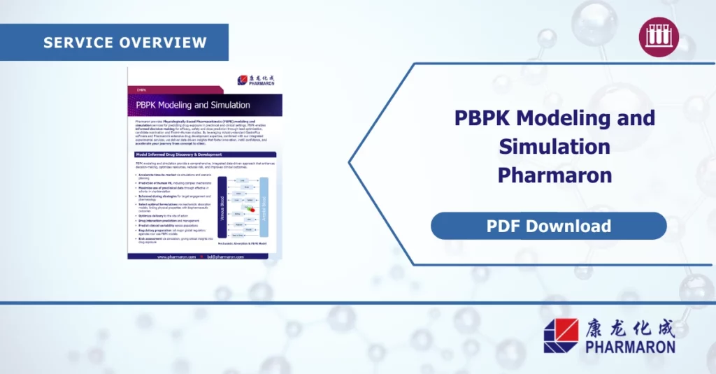 PBPK Modeling And Simulation | Pharmaron CRO