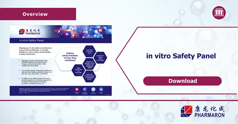 In Vitro Safety Panel I Binding & Functional Assays